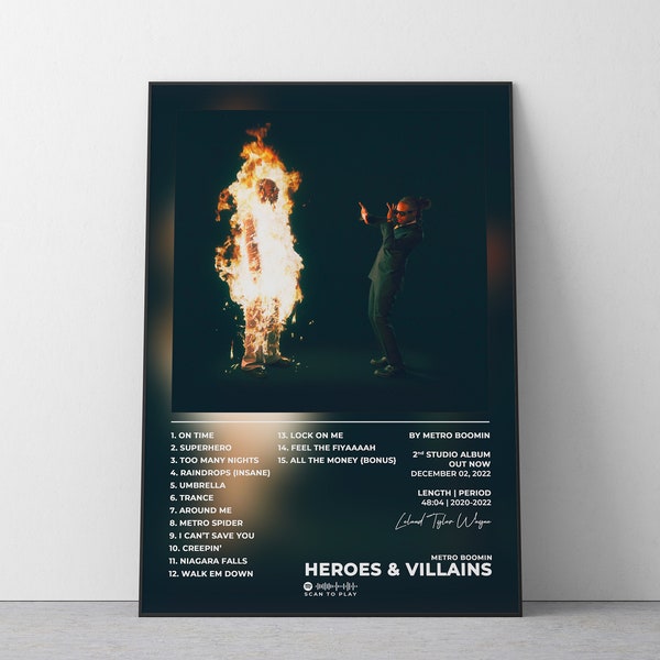 Metro Boomin Album Poster - Etsy