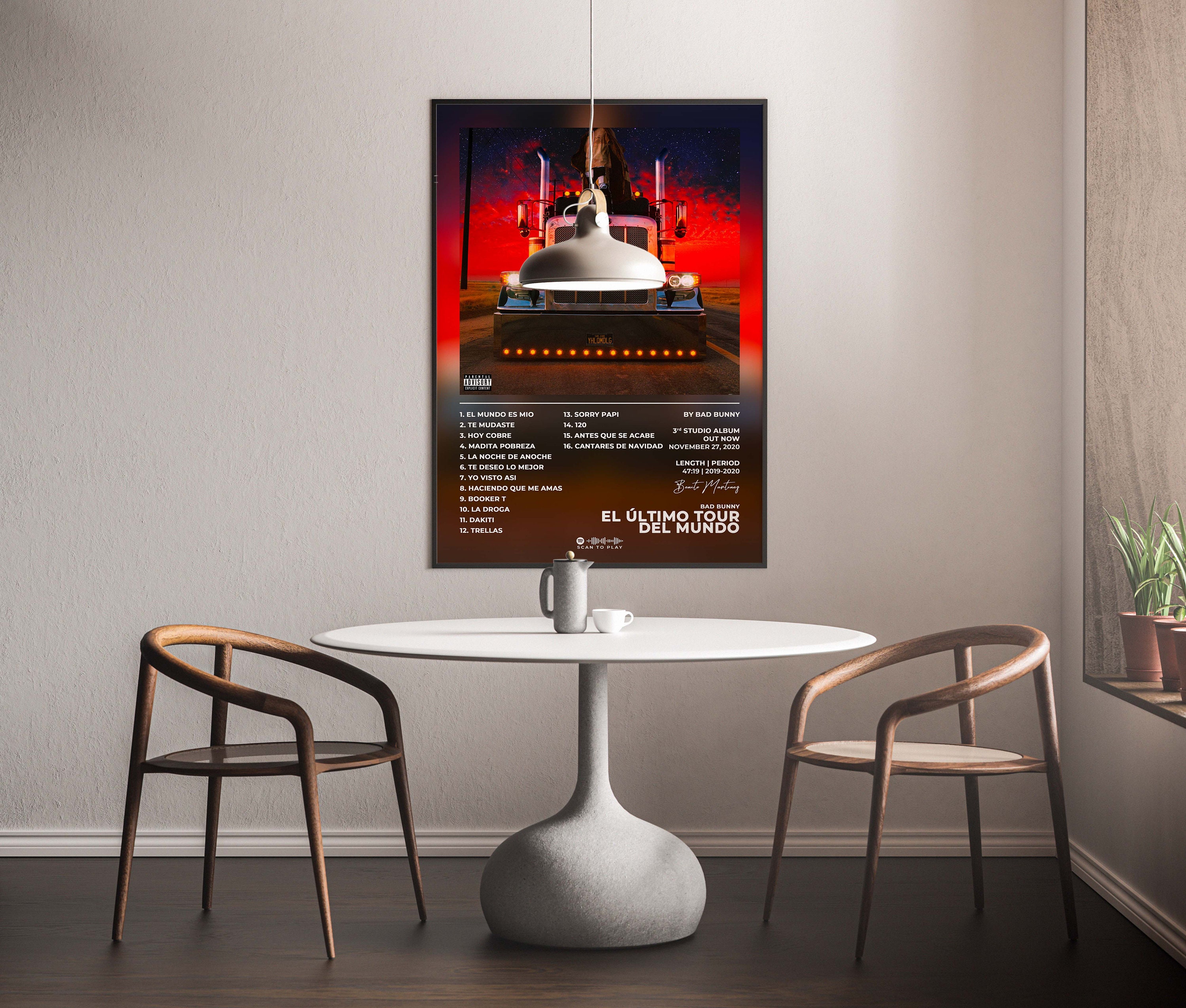 Album Poster El Ultimo Tour Del Mundo Bad Bunny sold by Slovenia Wedge ...