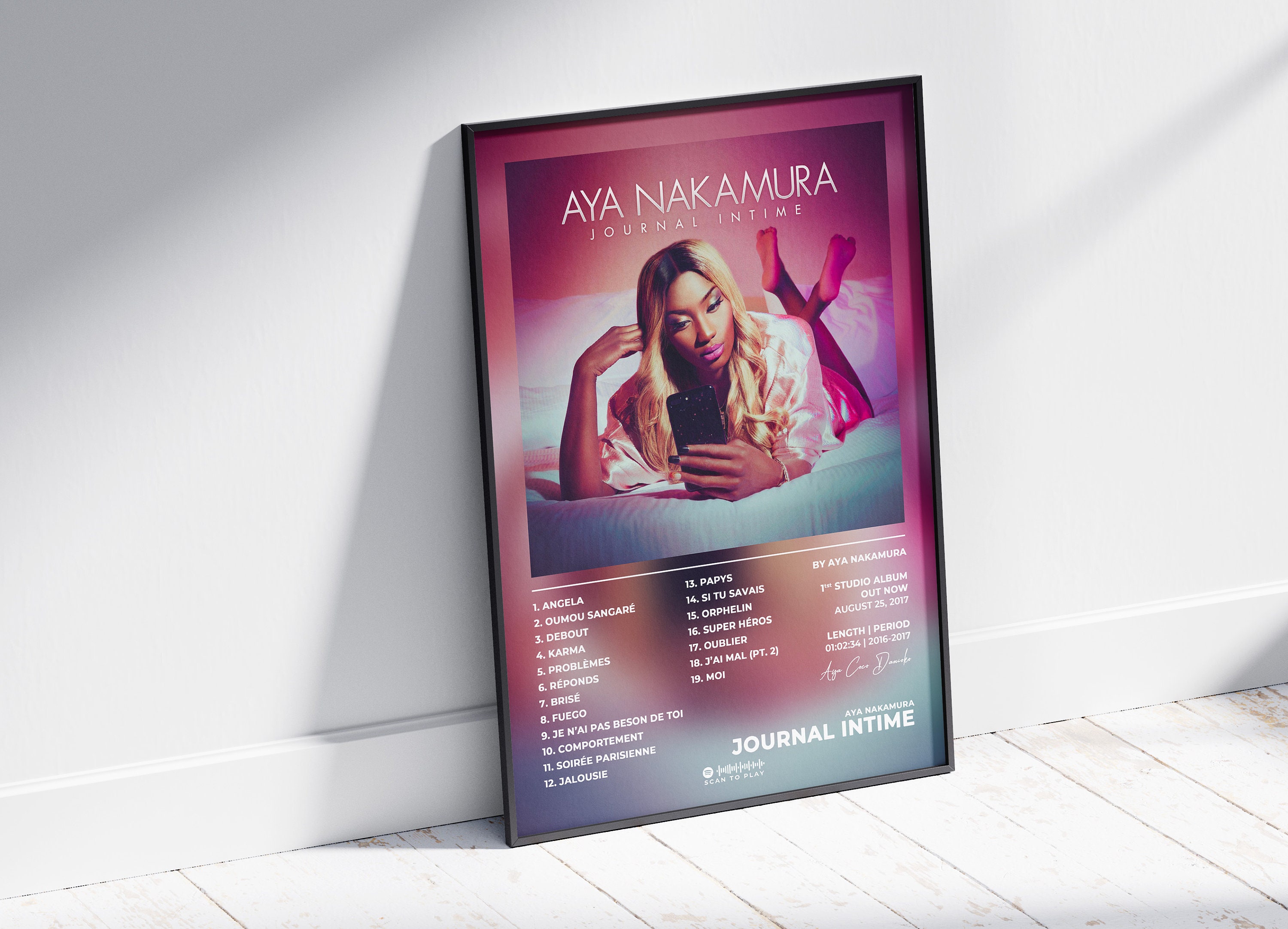 Album Poster Diary Aya Nakamura | Aya Nakamura Josman sold by Courtenay ...