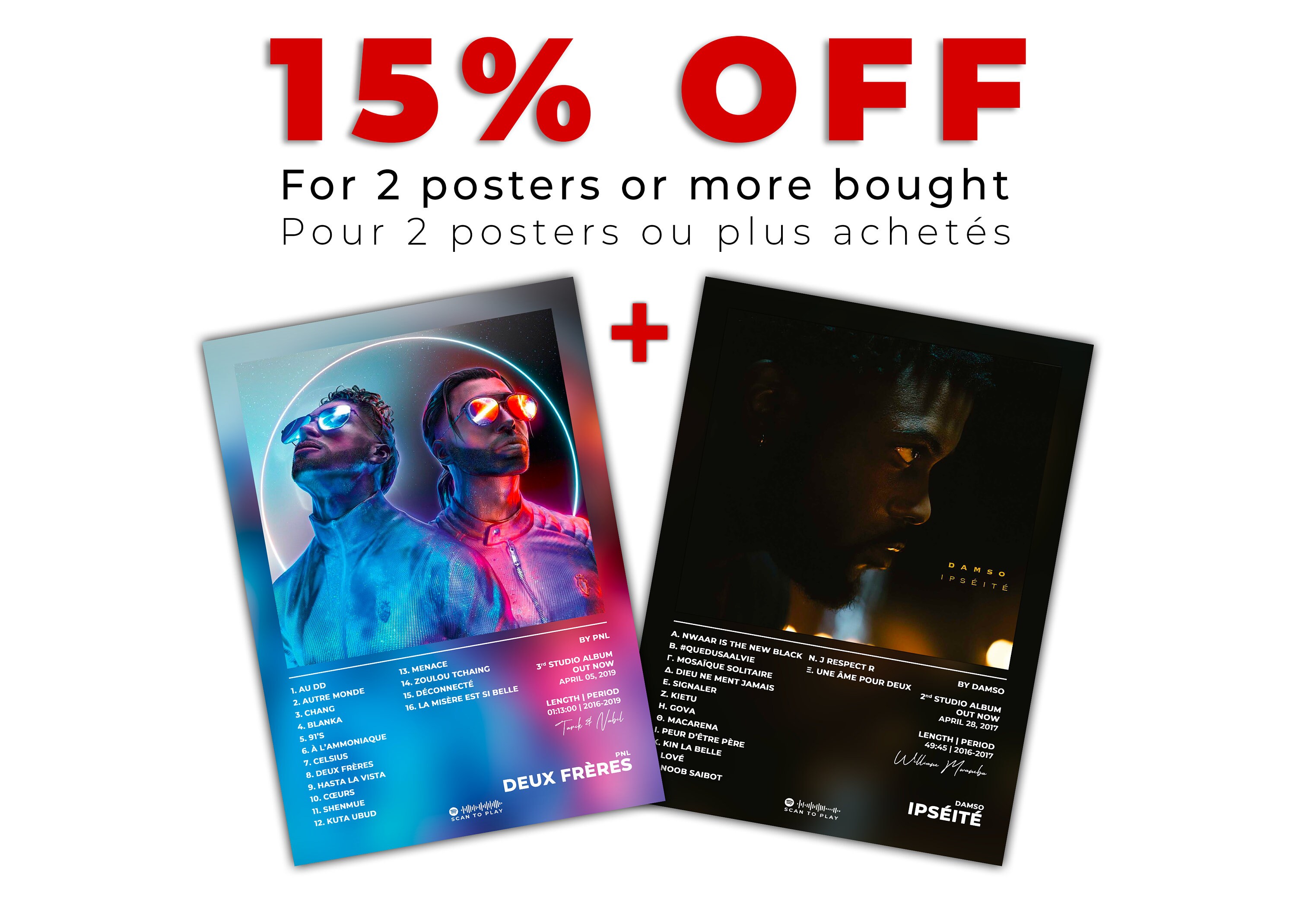 Album Poster The Real Life of Bigflo Oli | Poster Bigflo and Oli sold ...