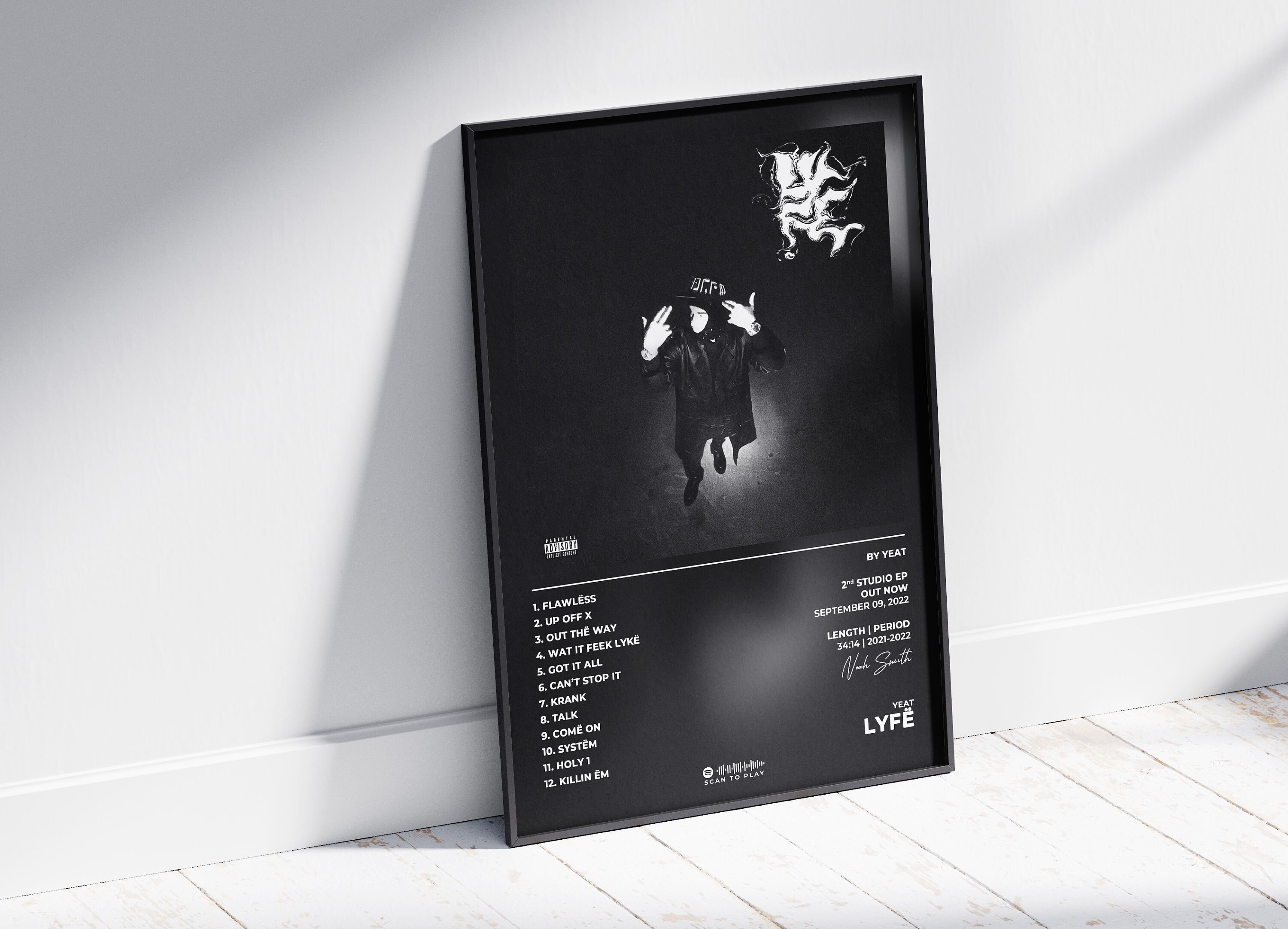Album Poster Lyfe Yeat | Yeat Poster | Rap Album Poster sold by Shady ...