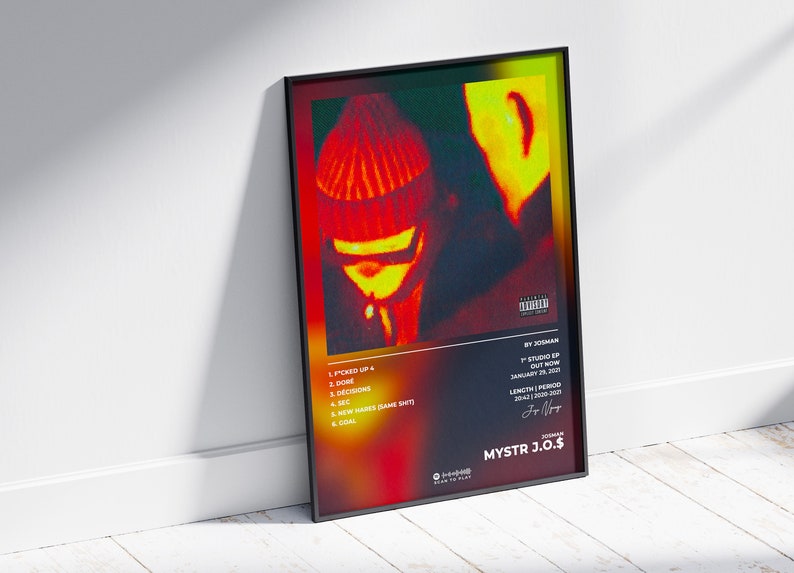 Album Poster Mystr JOS by Josman Poster Josman Rap Album Poster Album ...