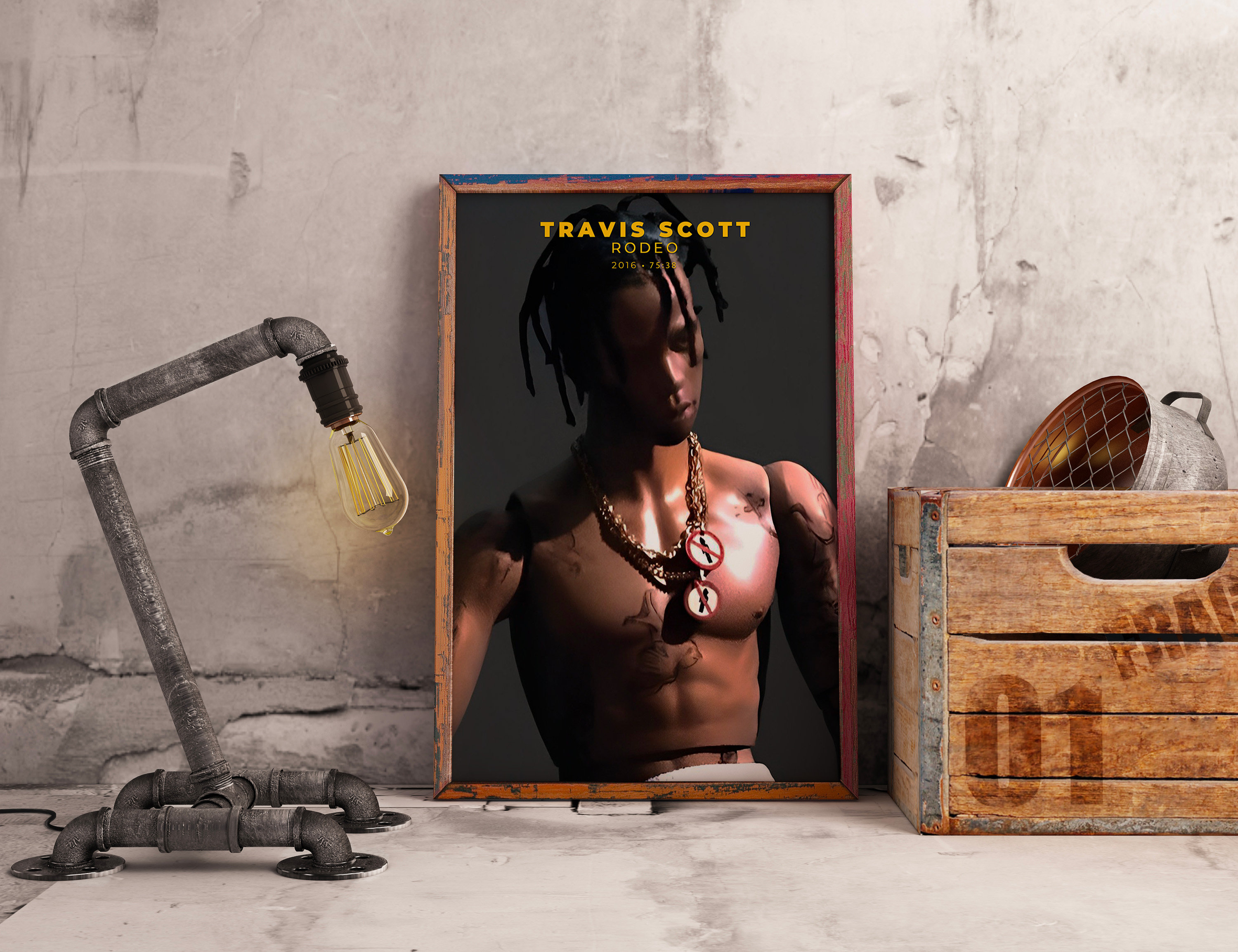 Album Poster Rodeo Travis | Travis Poster | Rapper Poster | Album sold ...