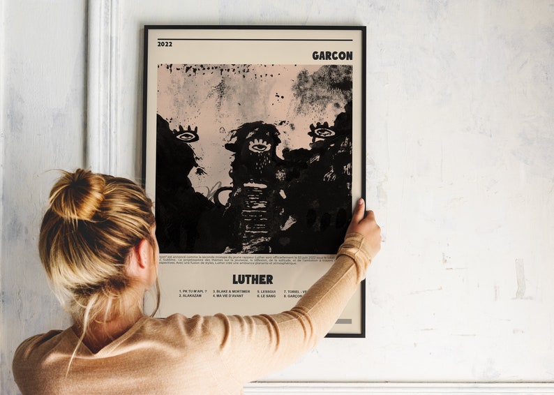 Album Poster Garçon de Luther Poster Luther Rap Poster Album Album Wall ...