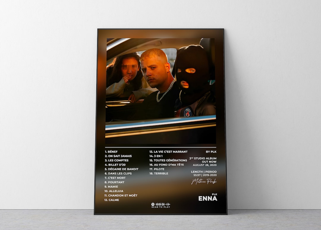 Album Poster Enna de PLK Poster PLK Poster Rap Prints - Etsy France