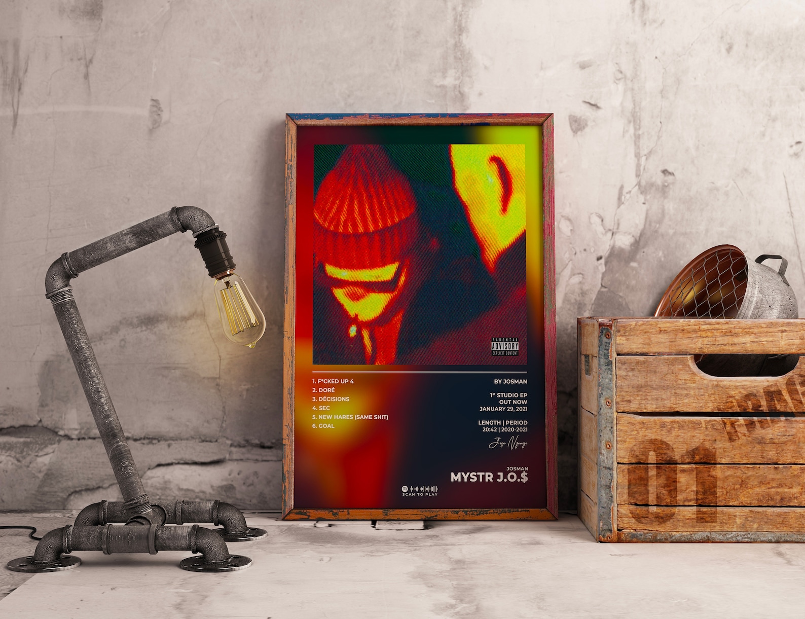 Album Poster Mystr JOS by Josman Poster Josman Rap Album Poster Album ...