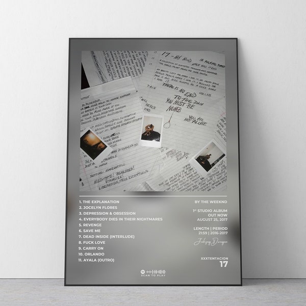 Xxxtentacion Album Cover - Etsy