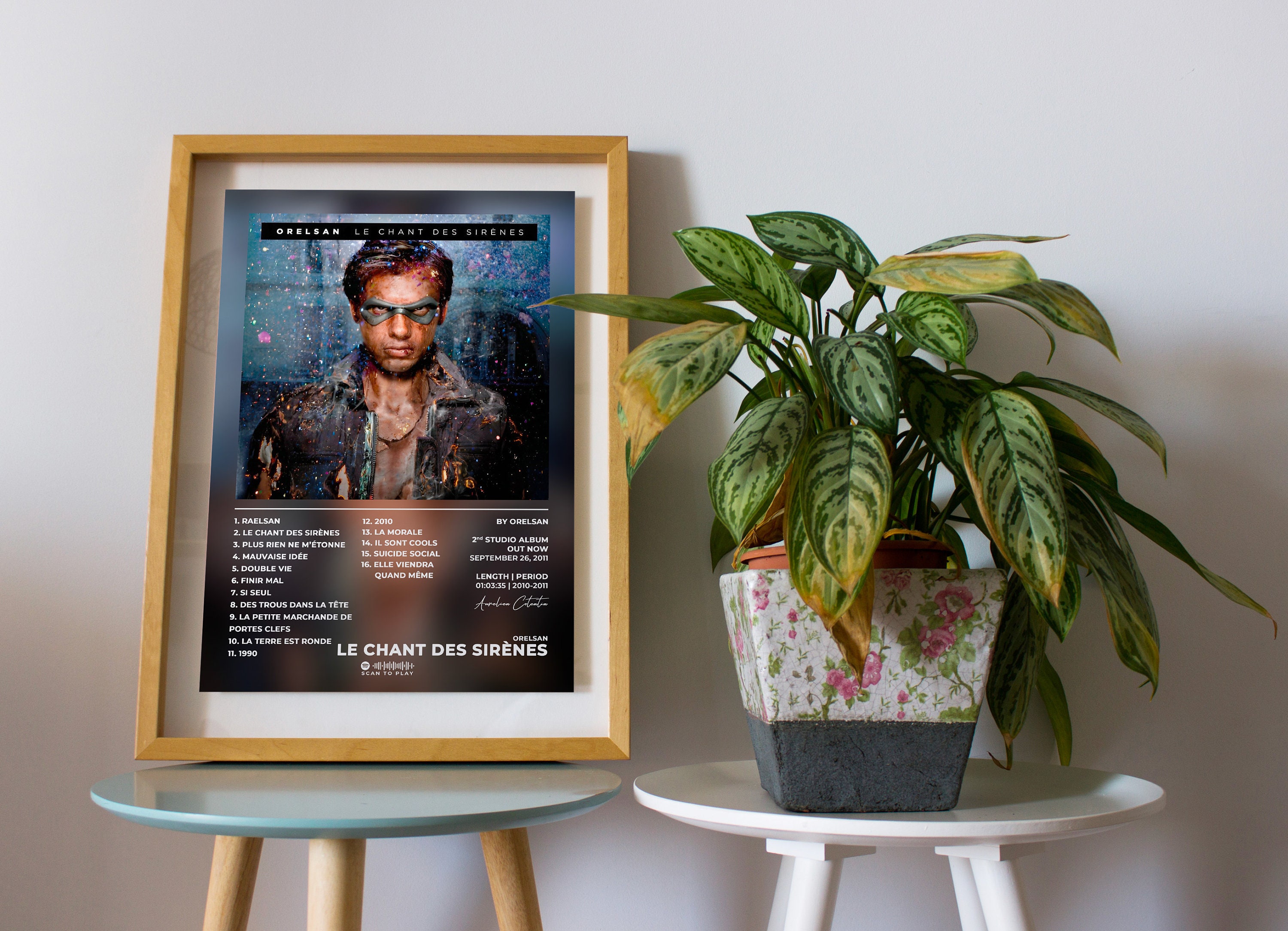 Album Poster The Song of the Sirens Orelsan | Poster Orelsan sold by ...