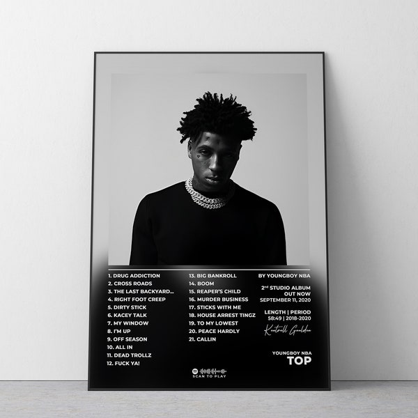 Youngboy Album Cover Poster - Etsy