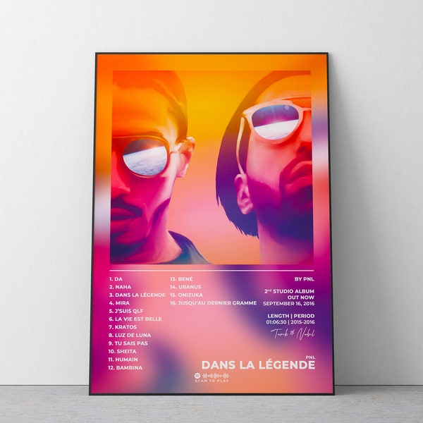 Poster pnl dans la légende - Etsy France