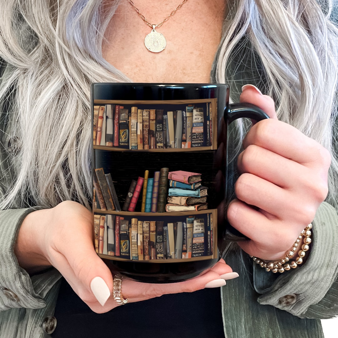 Vintage Readers' Mug, Book Lovers Mug, Gift for Book Lover, Gift for ...