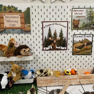 Woodland Whimsy Cafe | Digital Download | Woodland | Fall | Forest ...