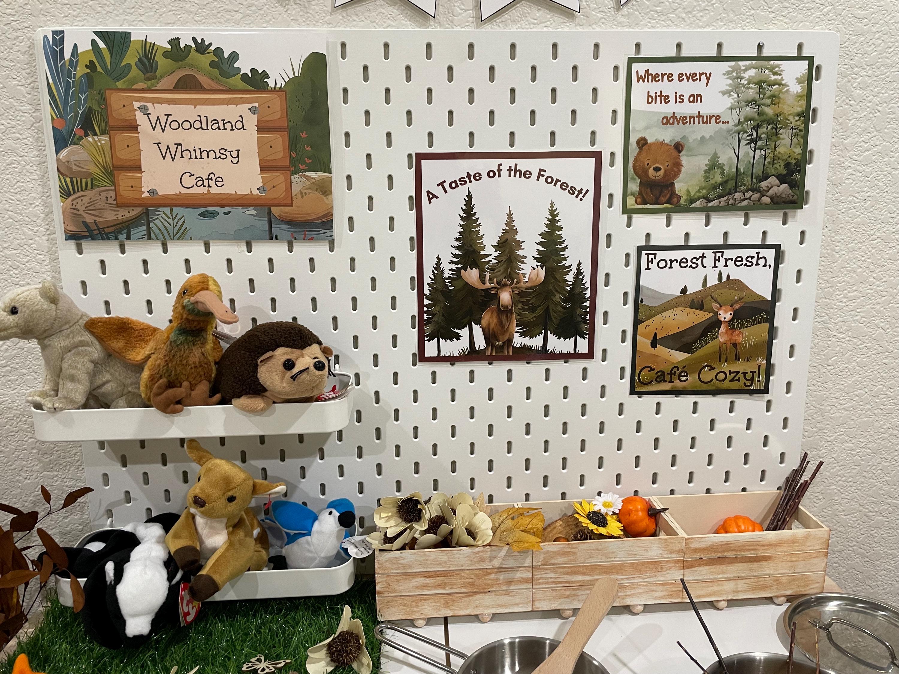 Woodland Whimsy Cafe | Digital Download | Woodland | Fall | Forest ...