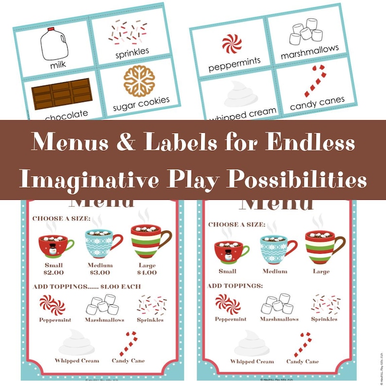 Hot Chocolate Pretend Play | Hot Cocoa Dramatic Play | Preschool ...