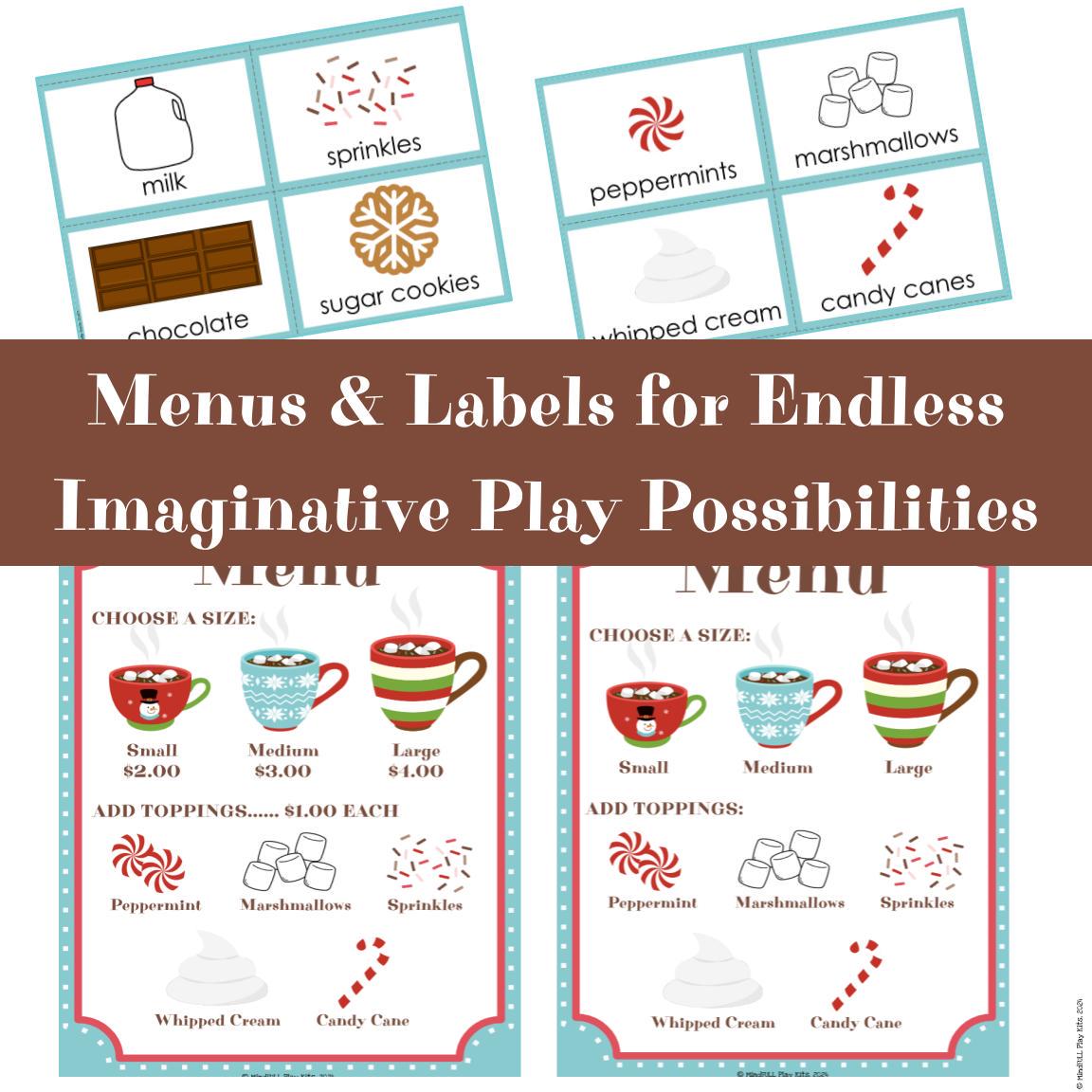 Hot Chocolate Pretend Play | Hot Cocoa Dramatic Play | Preschool ...