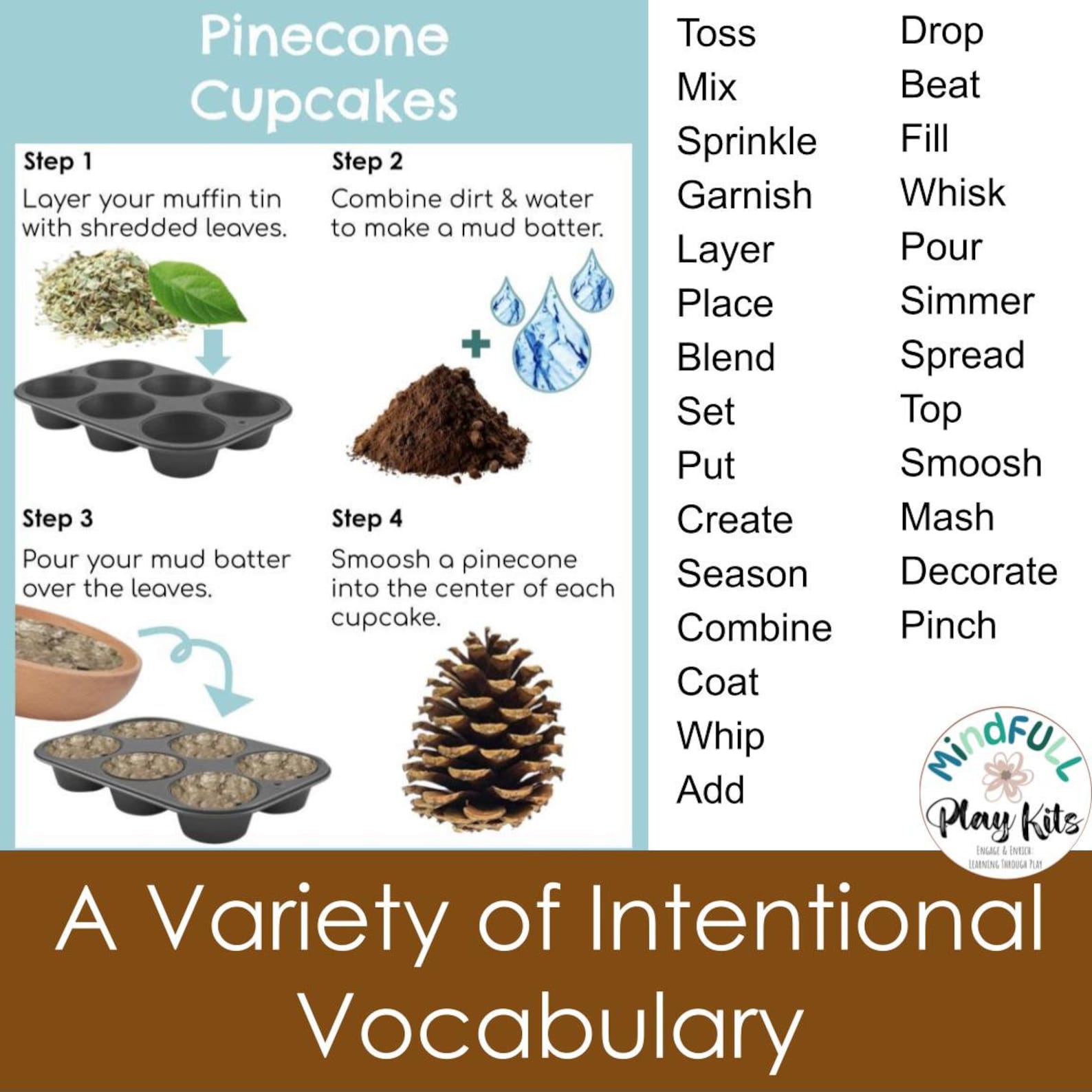 Mud Kitchen Recipe | Spring Mud Kitchen | Summer Mud Kitchen | Sensory ...