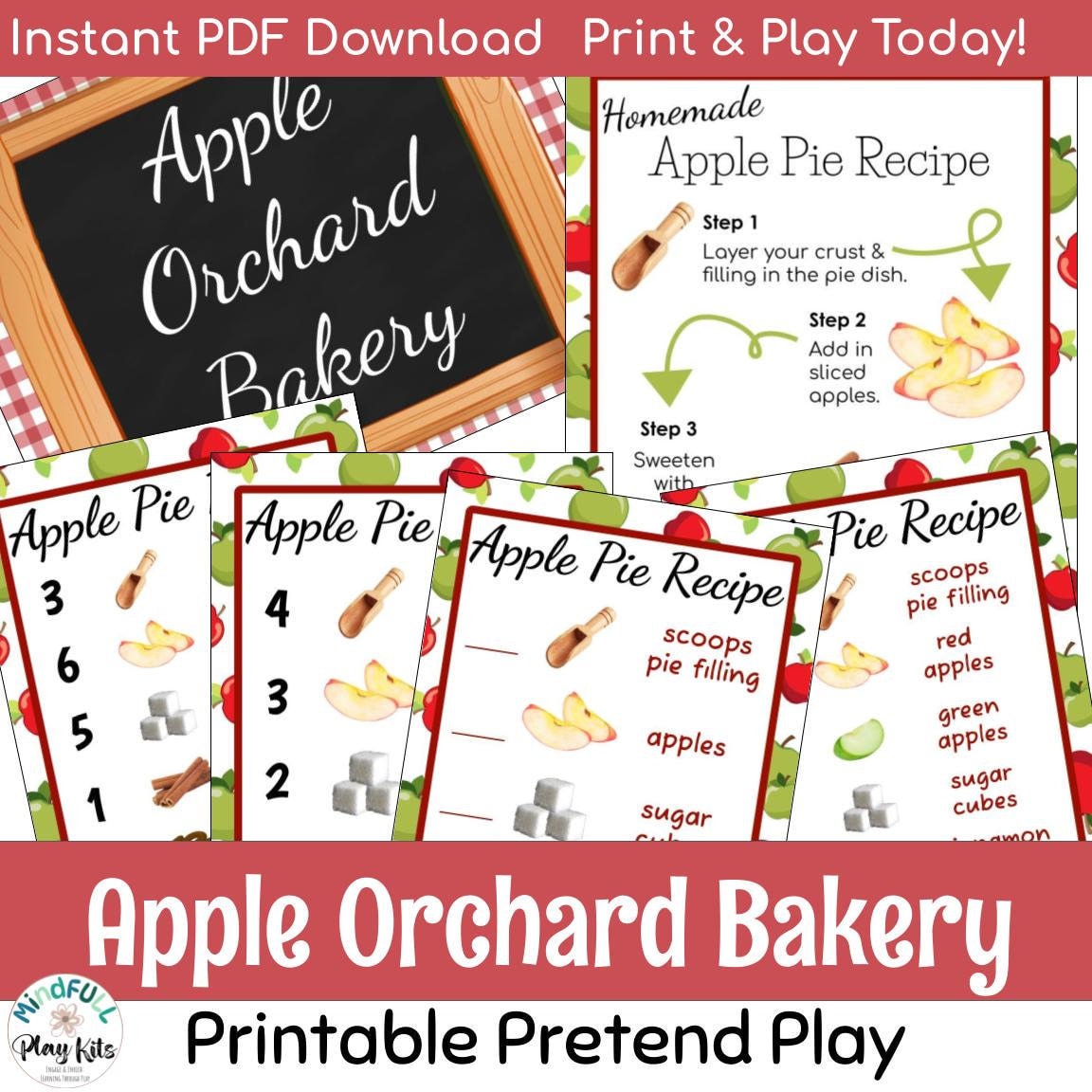 Apple Orchard | Digital Download Recipes | Apple Pie | Fall | Apple ...