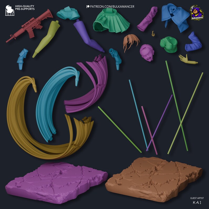 Naima by Ado Usseewa Song by Ado Ado Music 3D Printed Model Ado Figure ...