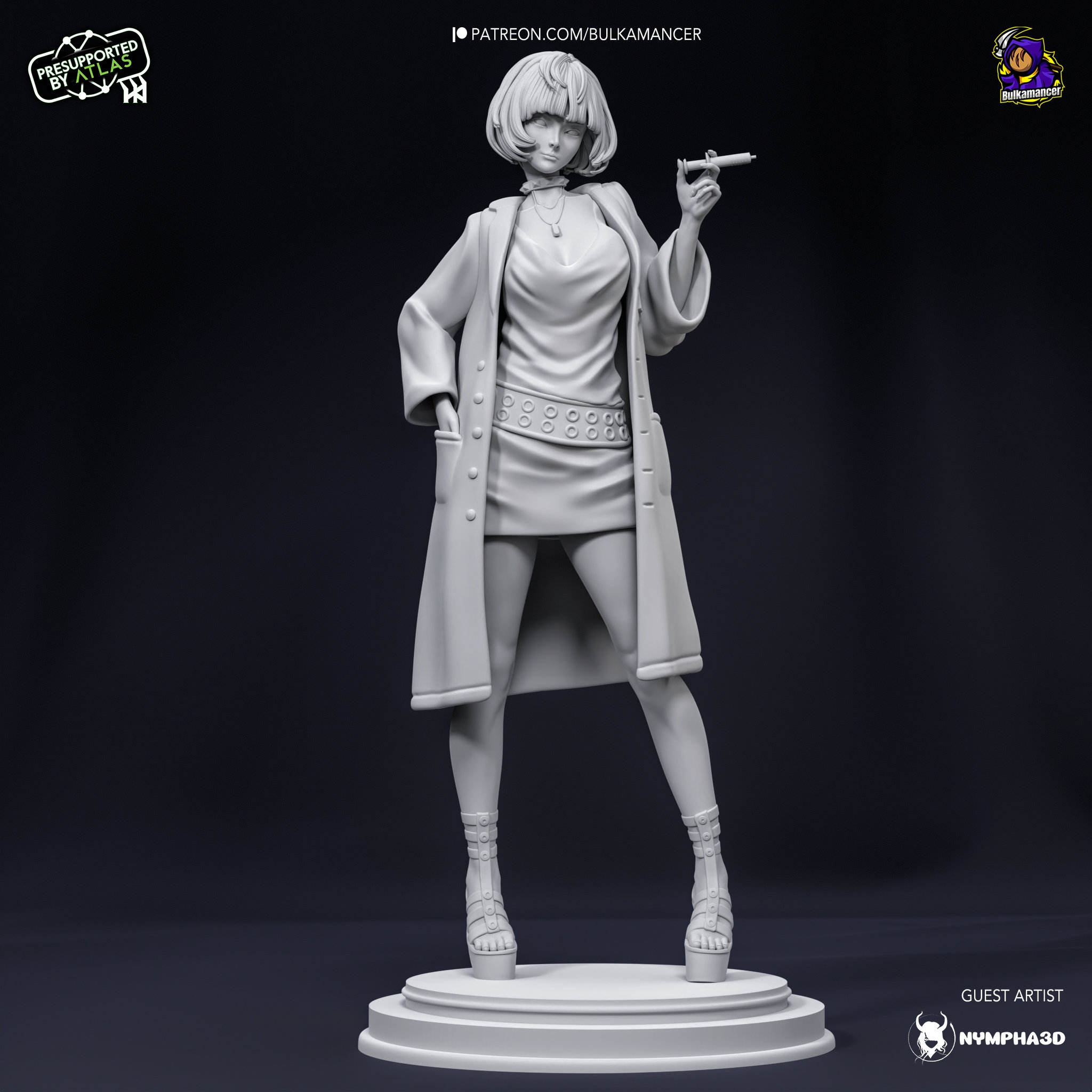 Tae Takemi Persona 5 3D Printed Model Persona 5 Figure - Etsy