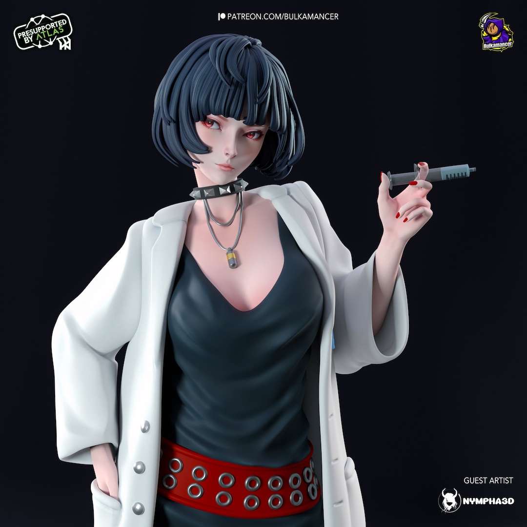 Tae Takemi Persona 5 | 3D Printed Model | Persona 5 Figure - Etsy