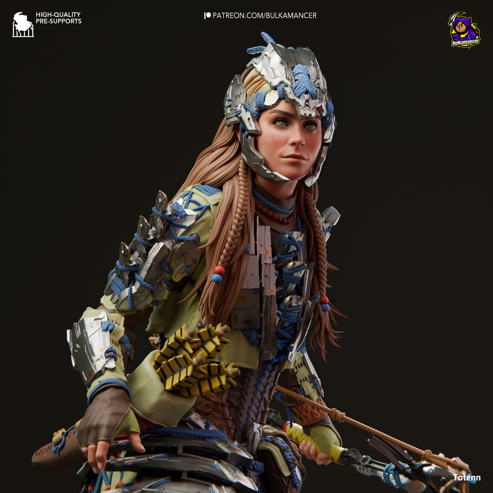 Aloy Horizon Zero Dawn Horizon Forbidden West 3D Printed Model Horizon ...
