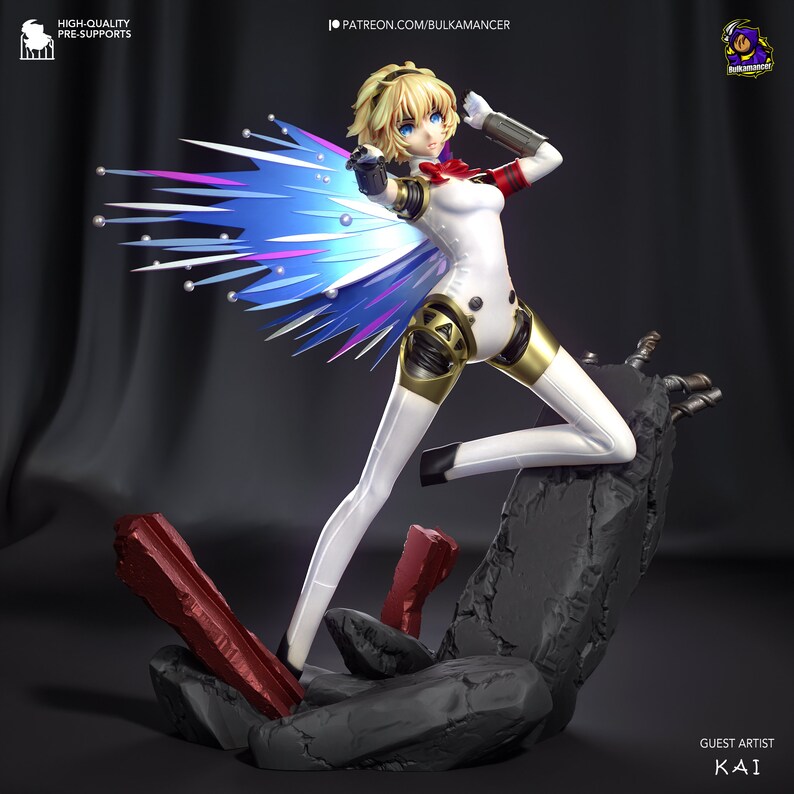 Aigis Persona 3 Reload 3d Printed Model Persona 3 Reload Figure Etsy 