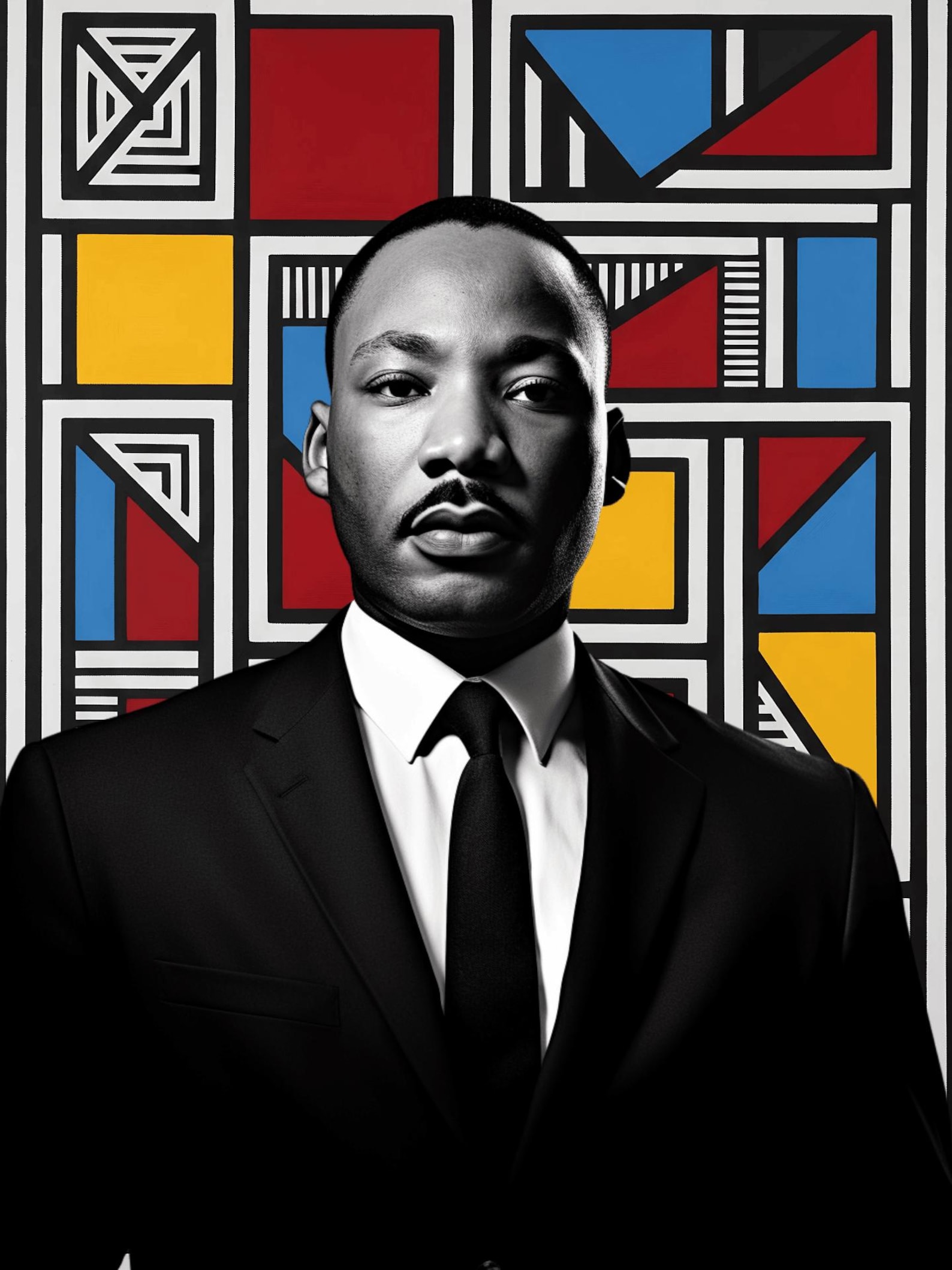 Martin Luther King Jr Pop Art Print: Civil Rights Portrait (digital ...
