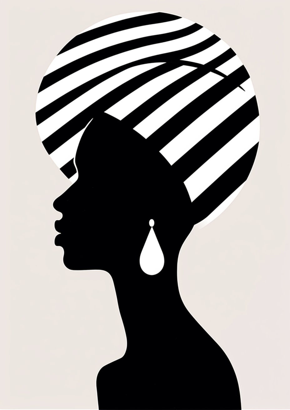 Abstract African Art, Abstract African Poster Art, Black Wall Art ...