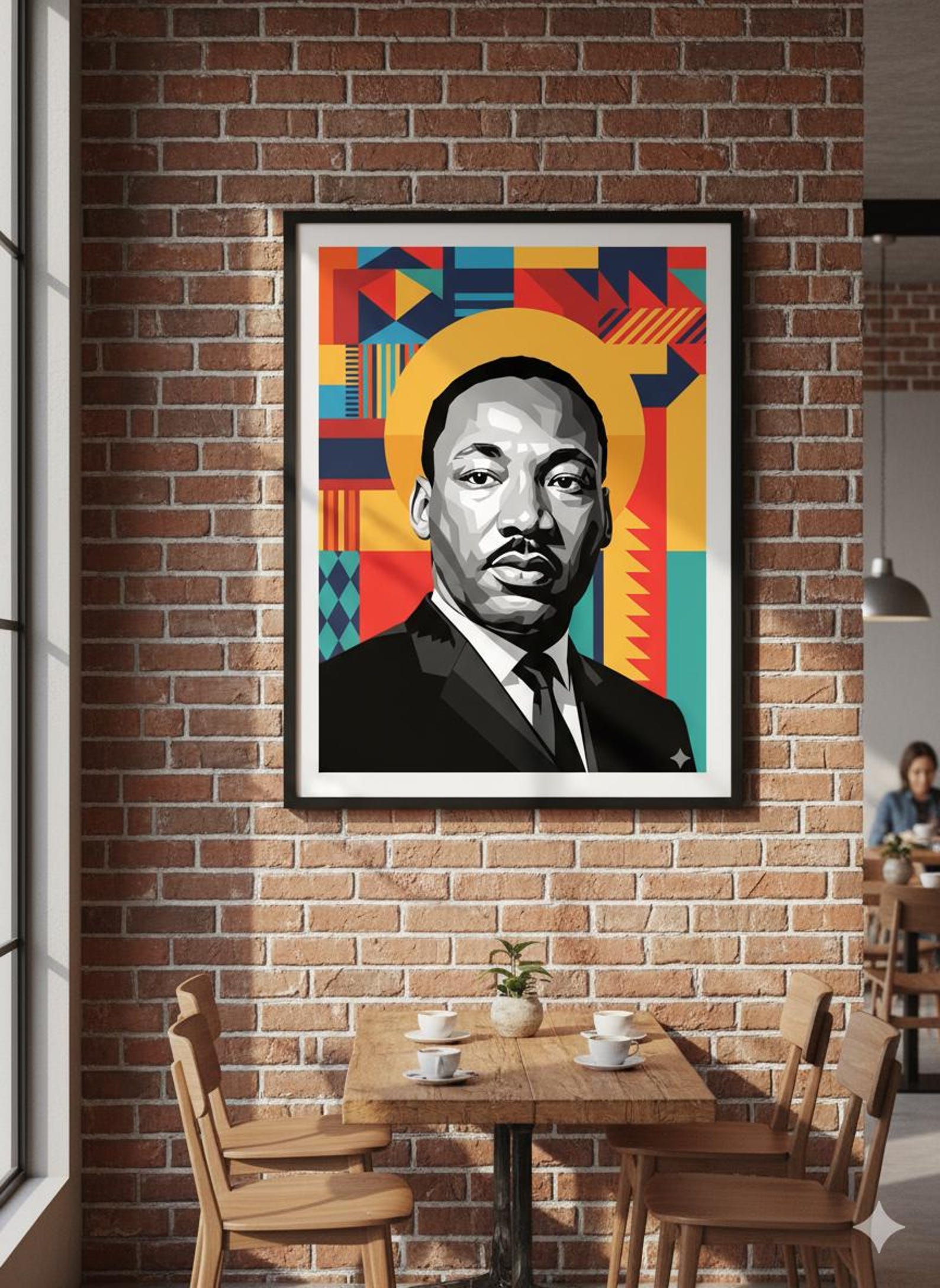 Martin Luther King Jr. Pop Art Portrait | Civil Rights Leader Decor ...
