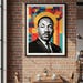 Martin Luther King Jr. Pop Art Portrait | Civil Rights Leader Decor ...