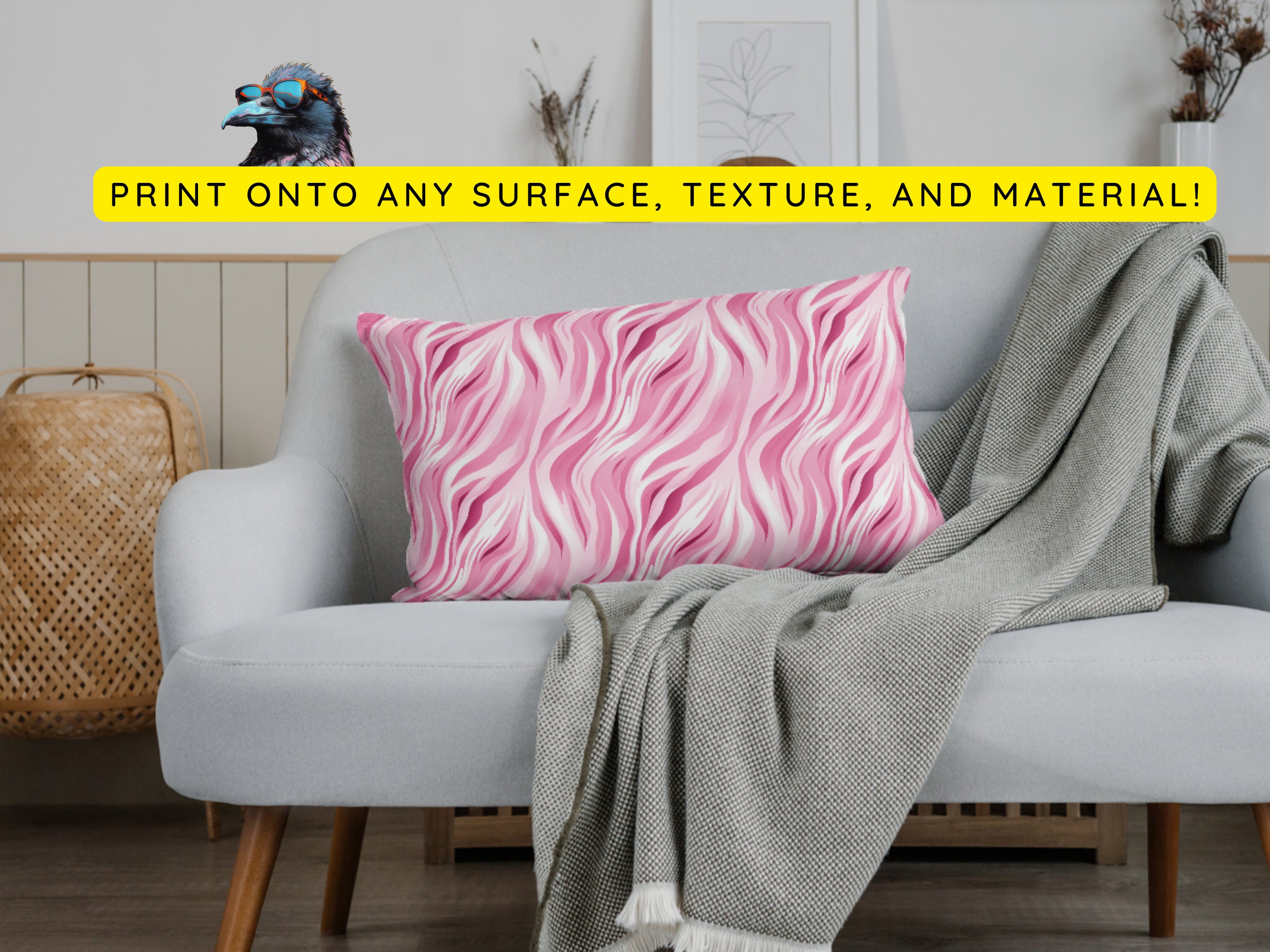 Pink Zebra Print Paper Digital Paper Pack | Seamless Patterns ...