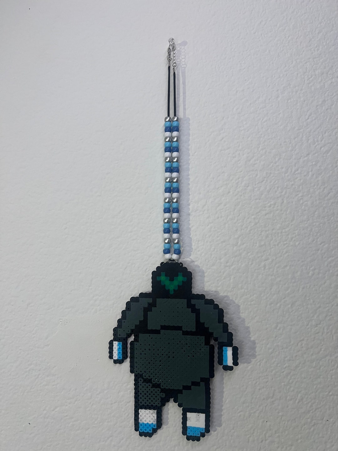 Dark Wobble Master Perler Bead Necklace - Etsy