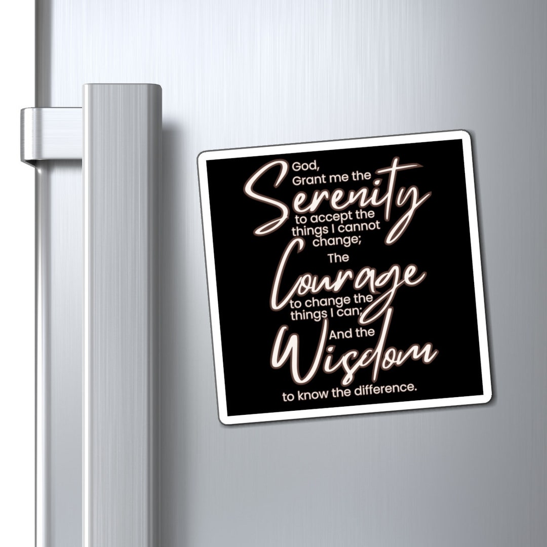 Serenity Prayer Magnet - Etsy
