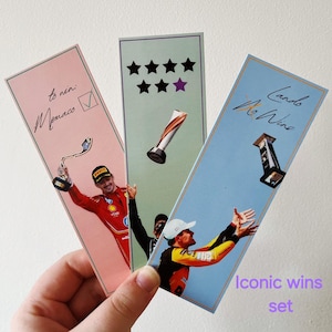 F1 Themed Bookmarks - Etsy UK