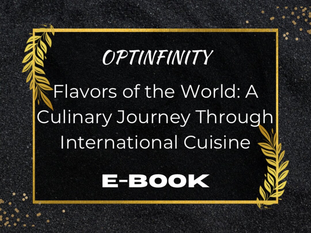 Flavors of the World: A Culinary Journey Through International - Etsy