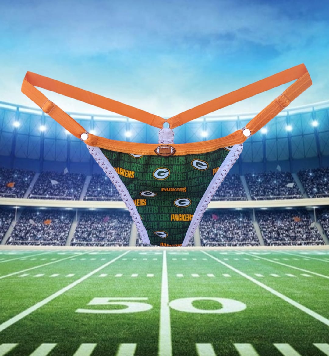 Green Bay Packers Cotton T Back Strap Thong Panties Handmade - Etsy