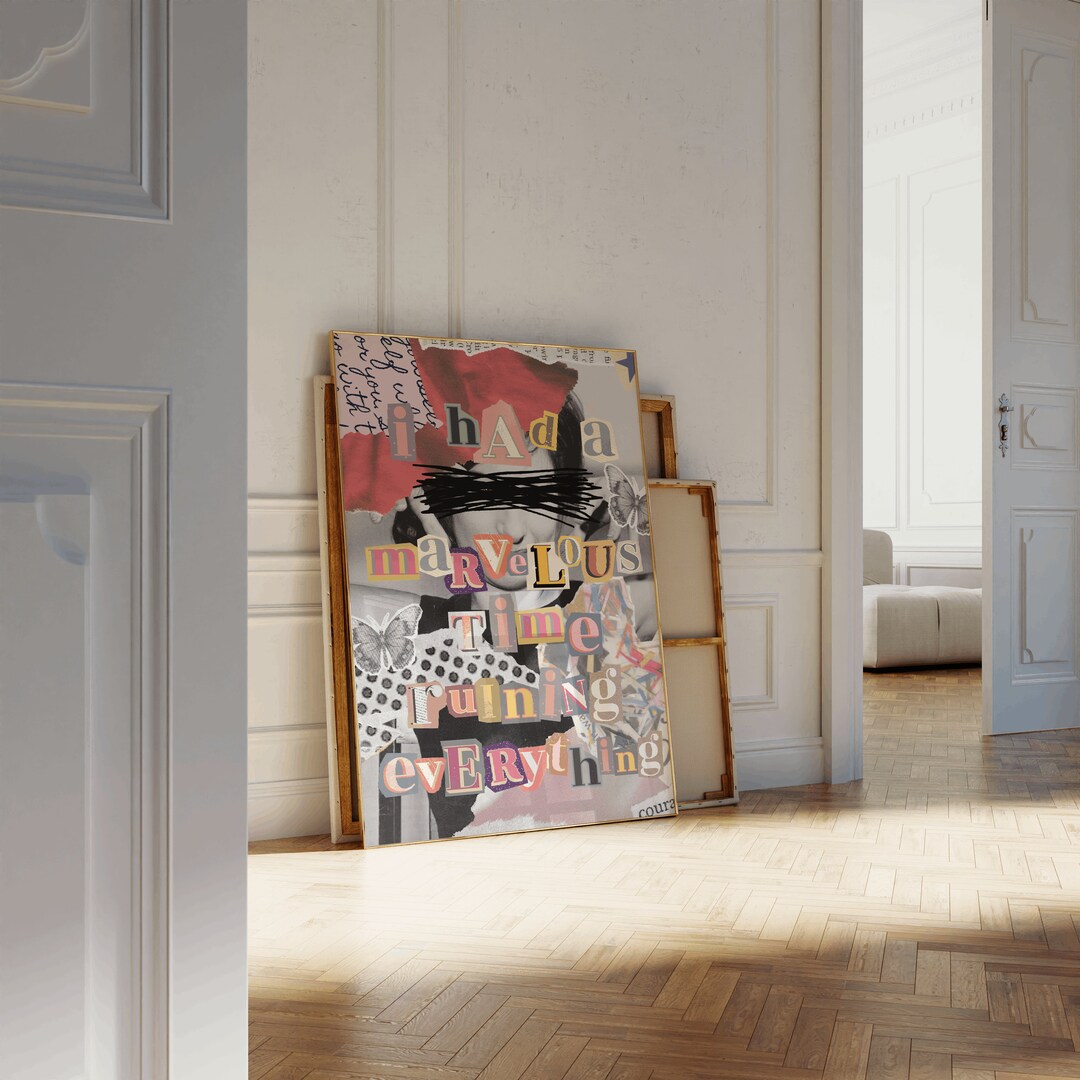 TLGAD Taylor Swift Print Text Wall Art Taylor Swift Inspired - Etsy