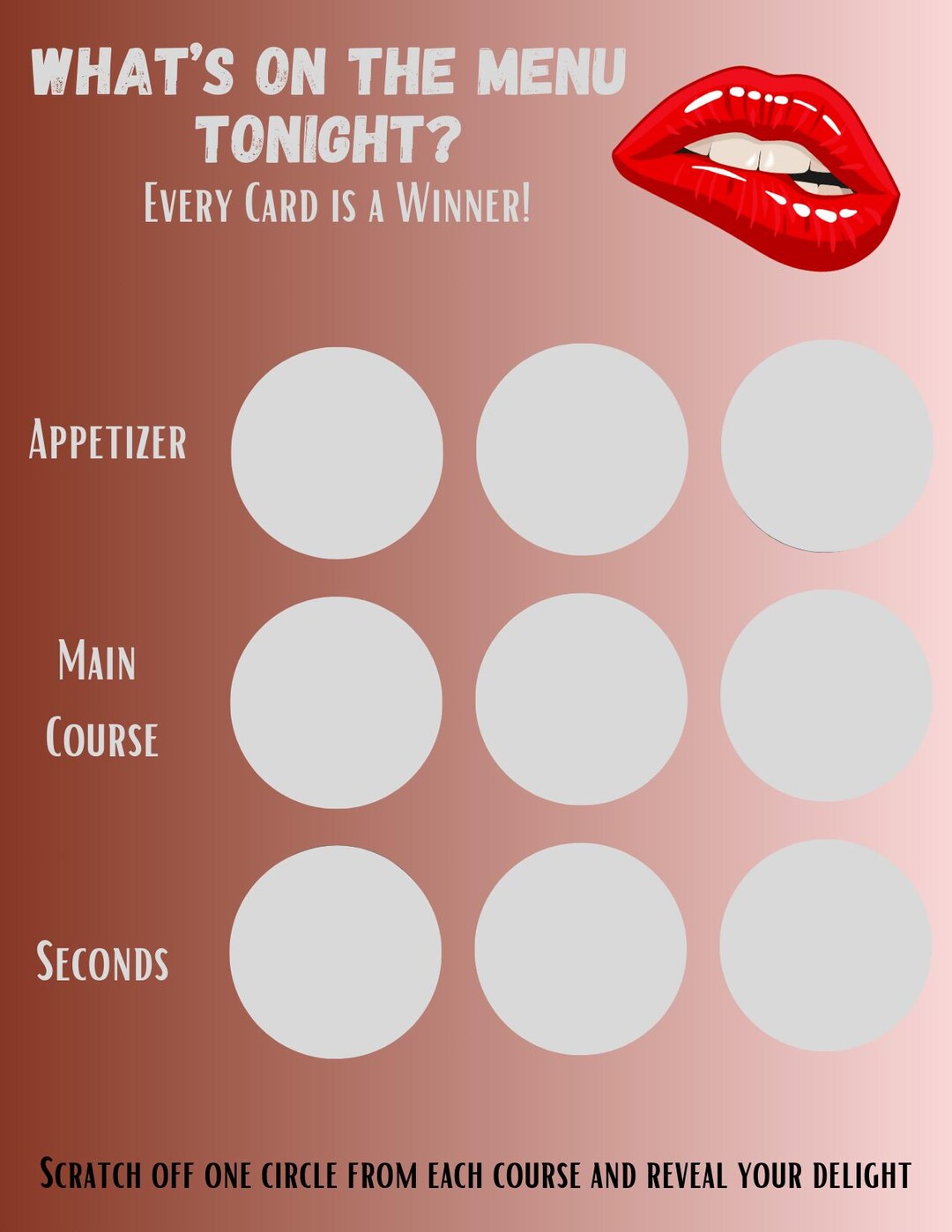 Couple Naughty Scratch off Cards - Etsy