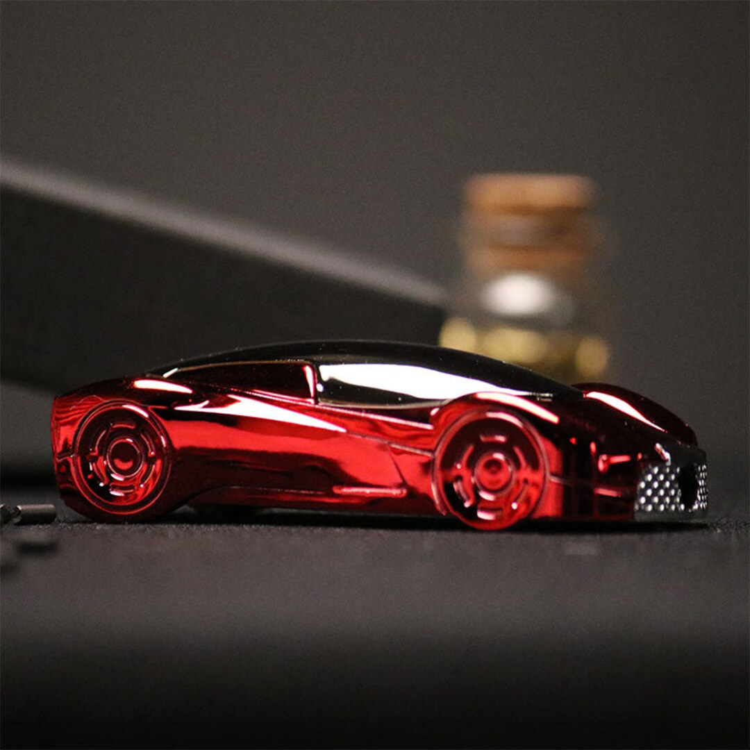 Supercar Lighter Novelty Style Lighter Red & Black Gloss Refillable ...