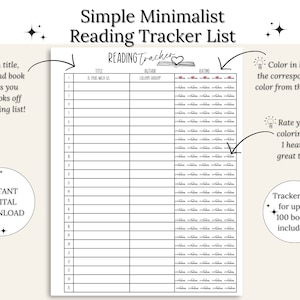 Bookshelf Reading Tracker Printable, Reading Log, Books Read Printable ...