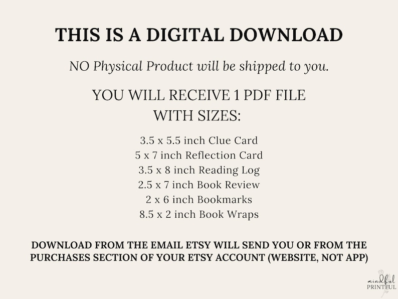 Blind Date With a Book Printable Set | Book Club Activity & Gift ...