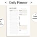 Neutral Minimalist Daily, Weekly & Monthly Planner Set + Weekly Meal ...