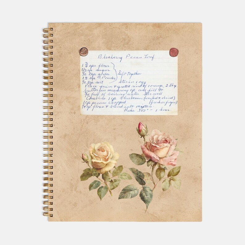 Custom Handwritten Recipe Book, Personalized Gift for Cook, Chef, Baker ...