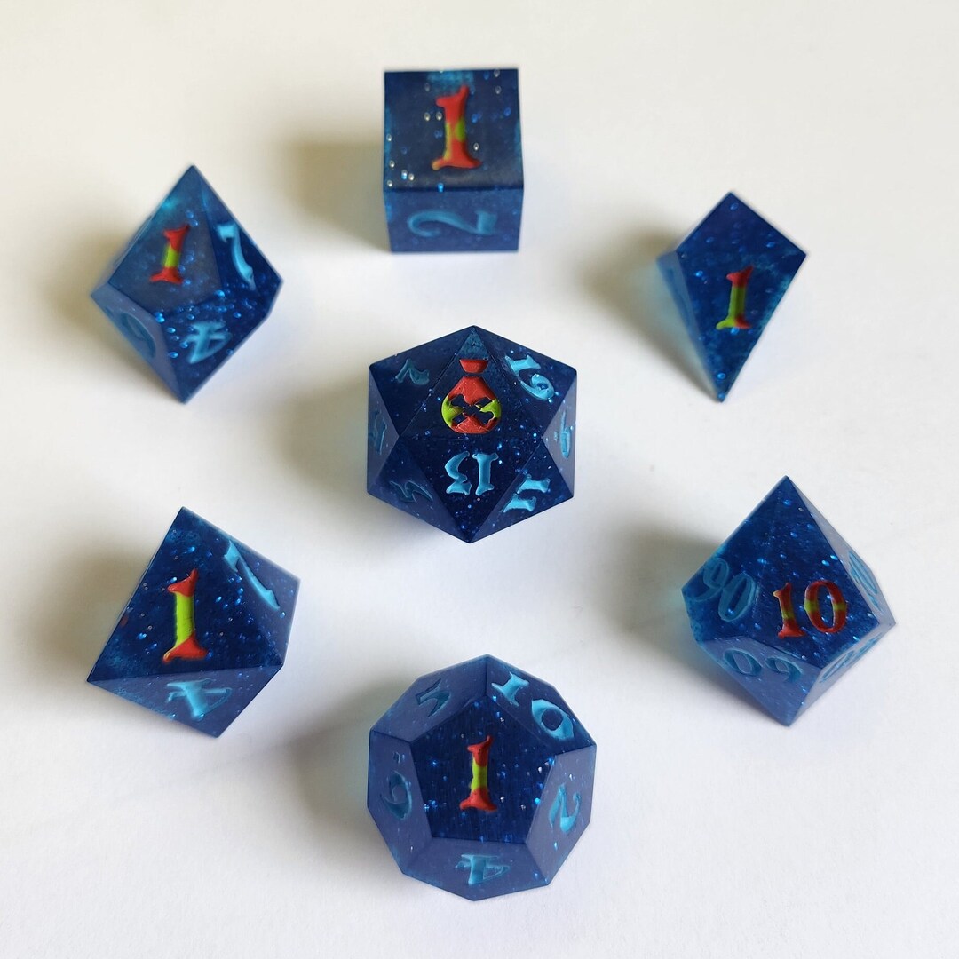 Plasma Grenades 7 Piece Dice Set - Etsy