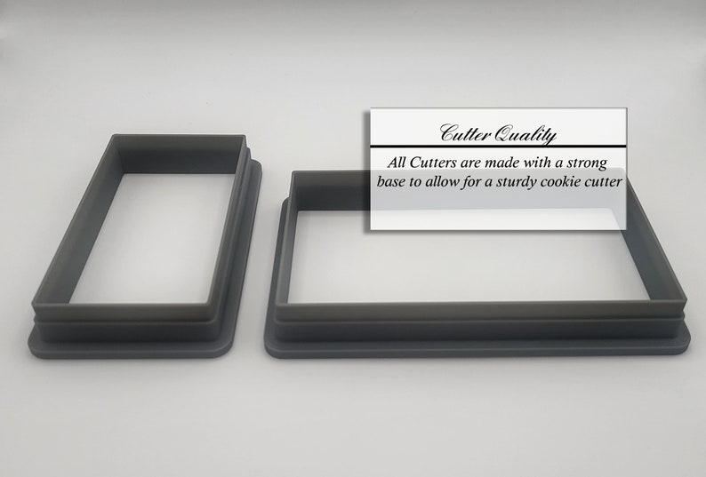 Rectangle Shape Cookie Cutters - Polymer Clay, Craft Clay, Fondant ...