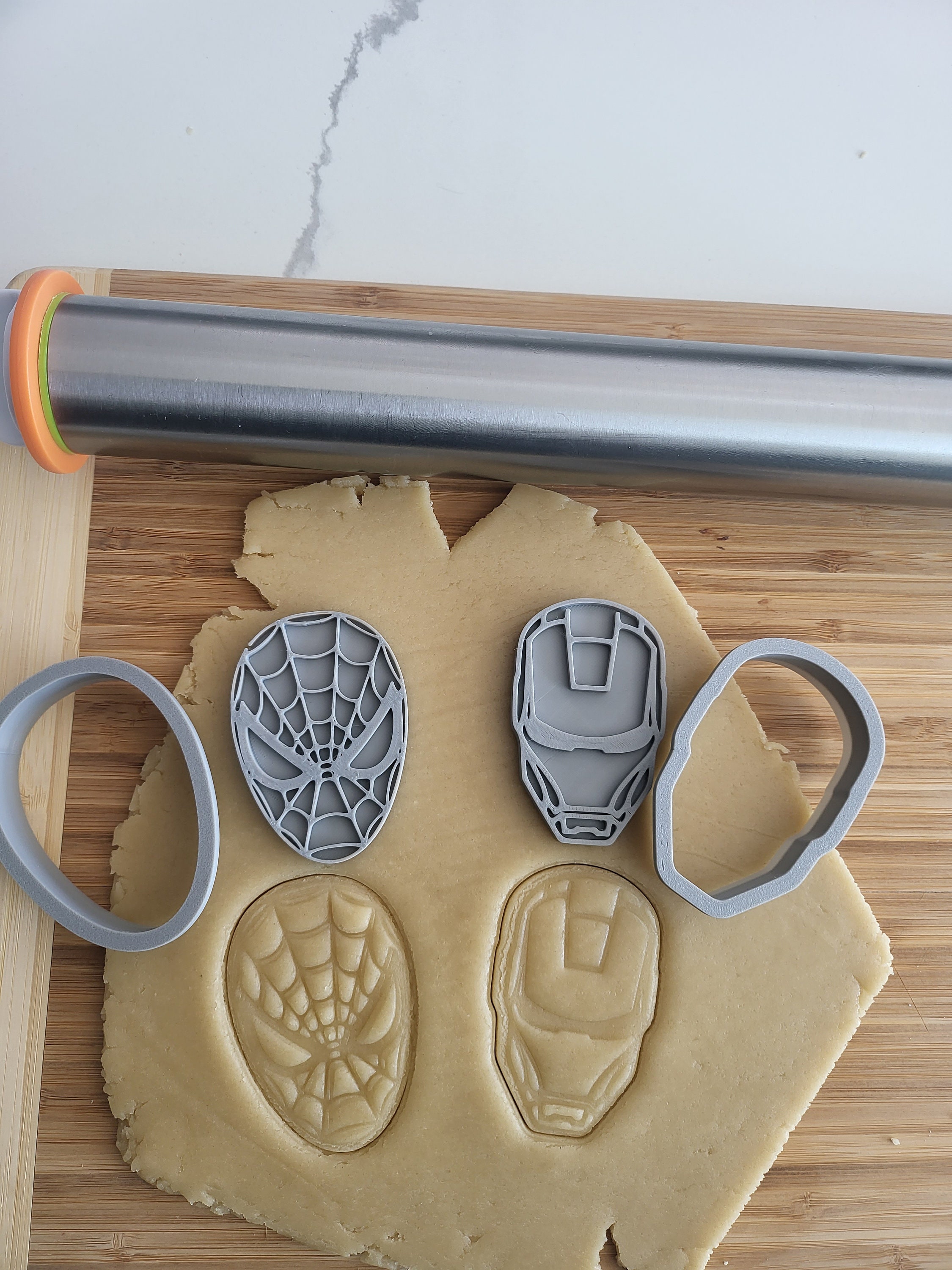 Comic Character Cookie Cutters With Stamp - Etsy