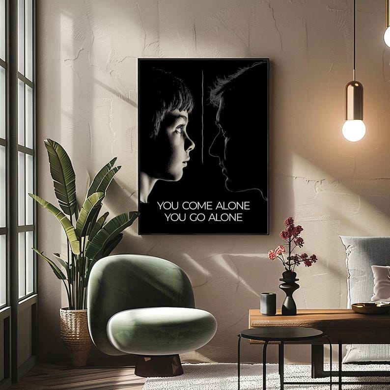 You Come Alone, You Go Alone Life's Journey Poster: Childhood to Old ...