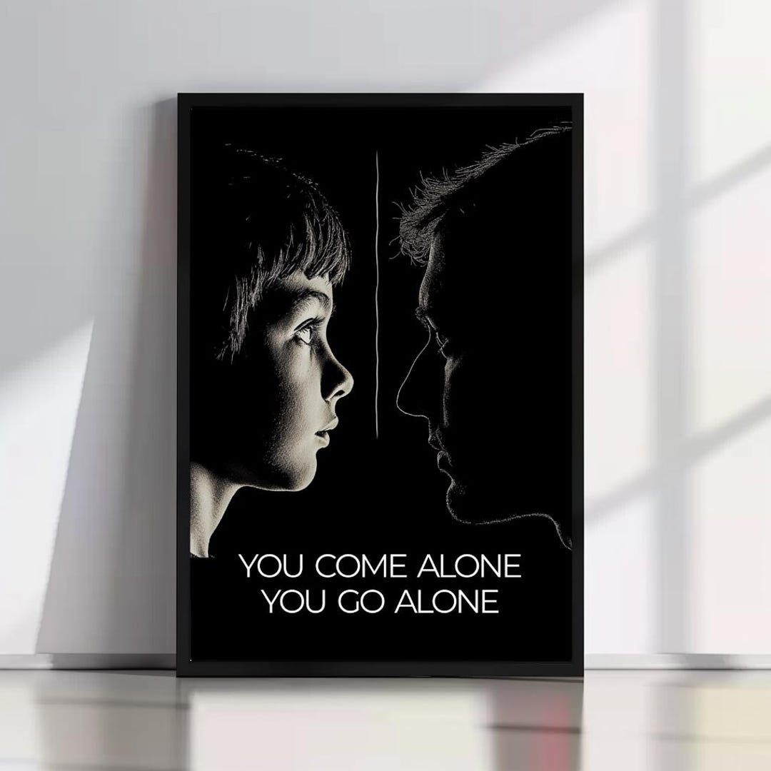 You Come Alone, You Go Alone Life's Journey Poster: Childhood to Old ...