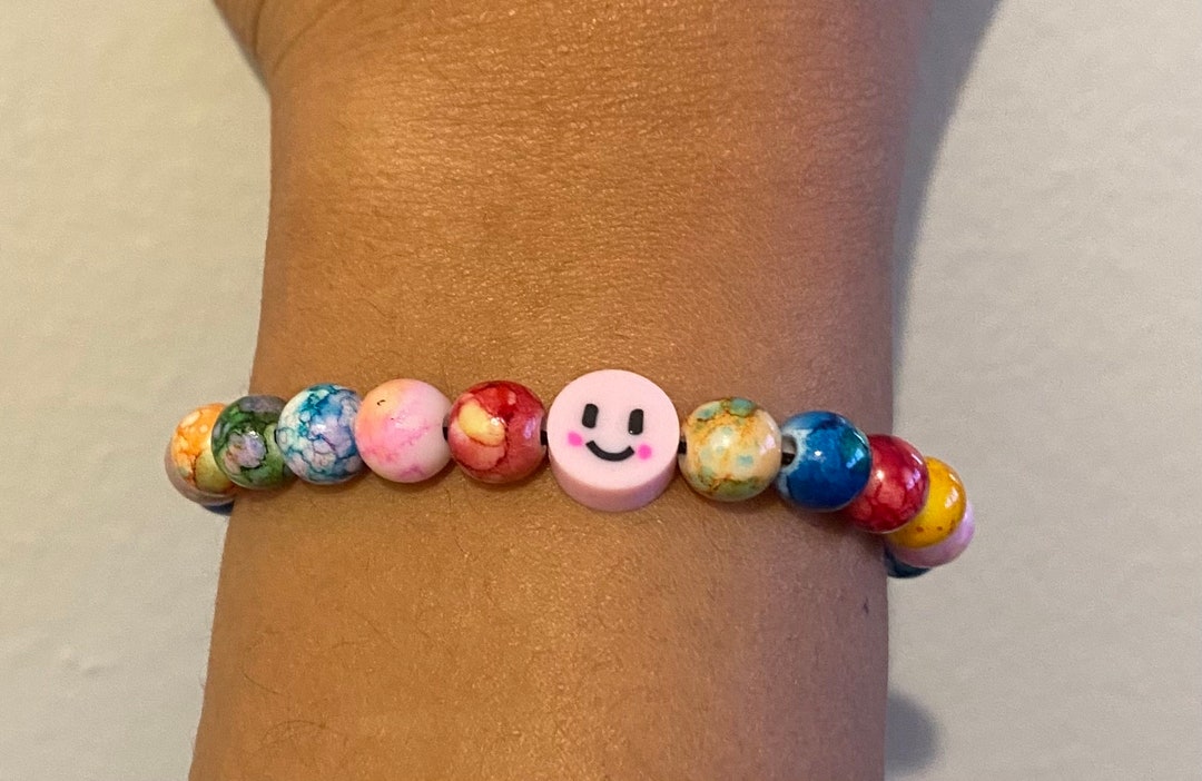 Smiley Face Bracelet - Etsy