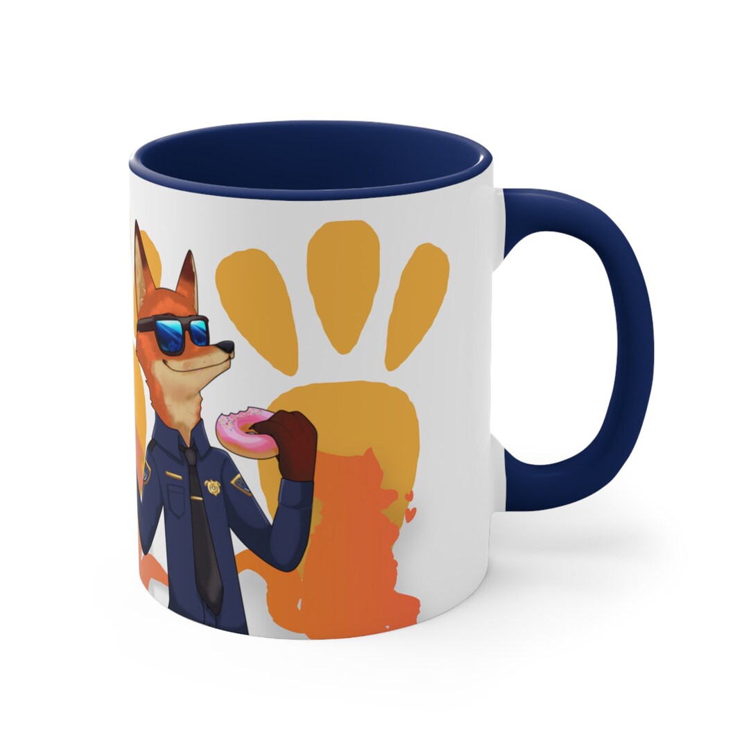 Zootopia Nick and Judy Love Disney Accent Coffee Mug, 11oz - Etsy